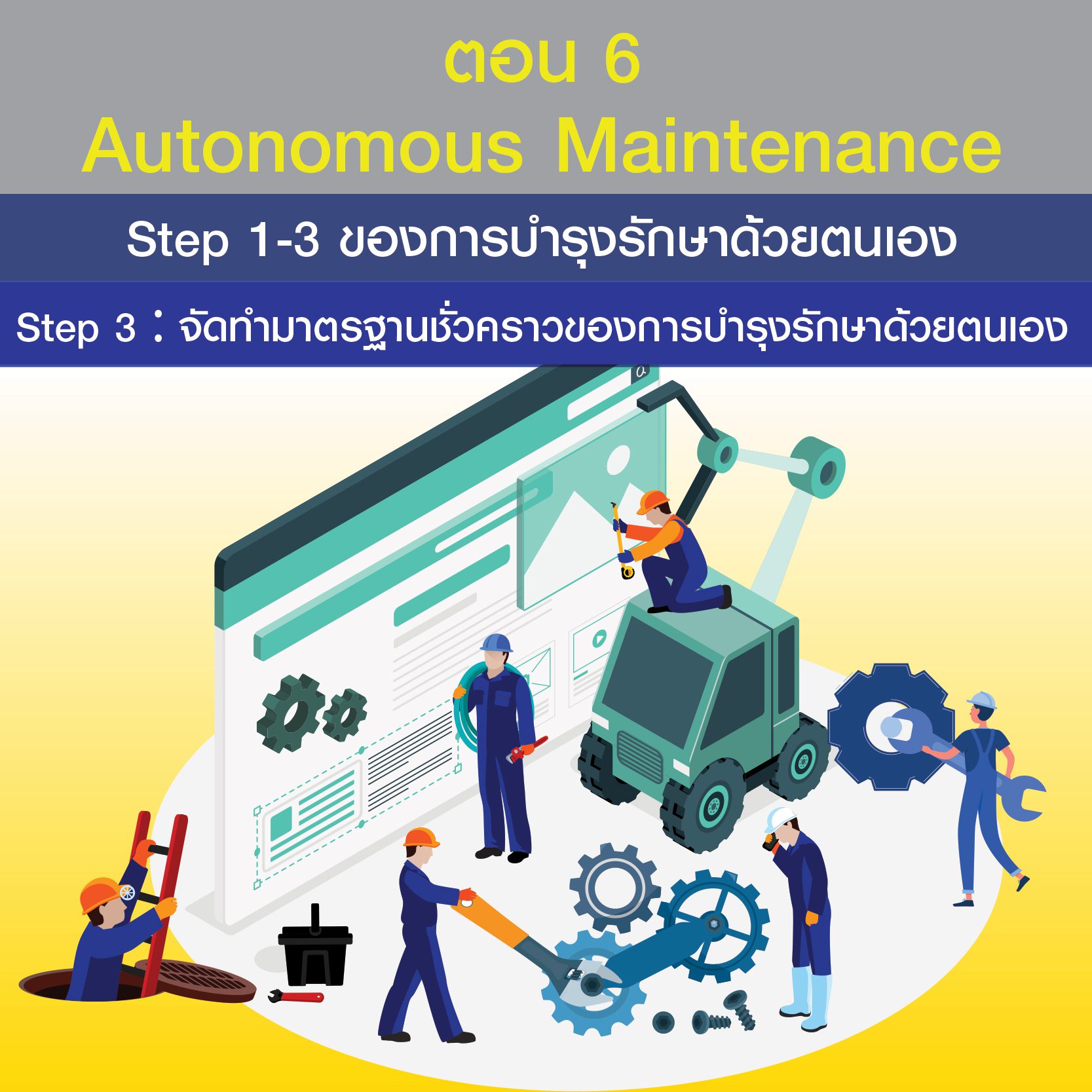 ตอน 6 (Autonomous Maintenance) Step 1-3 ของการบำรุงรักษาด้วยตนเอง - TPM ...